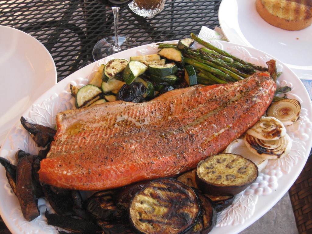 » Blog Archive » Naked Grilled Wild Sockeye Salmon, Eggplant, Zucchini ...
